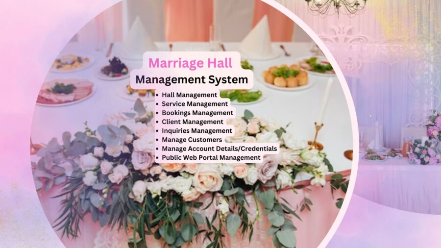 Marriage Hall Management Software - PKSoftwares